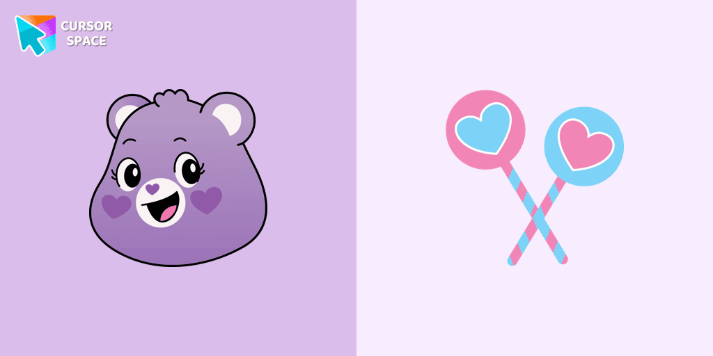 Custom Cursor Share Bear - Cursor Pack | Cursor Space